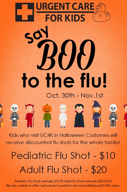 BOO The Flu this Halloween - Urgent Care For Kids